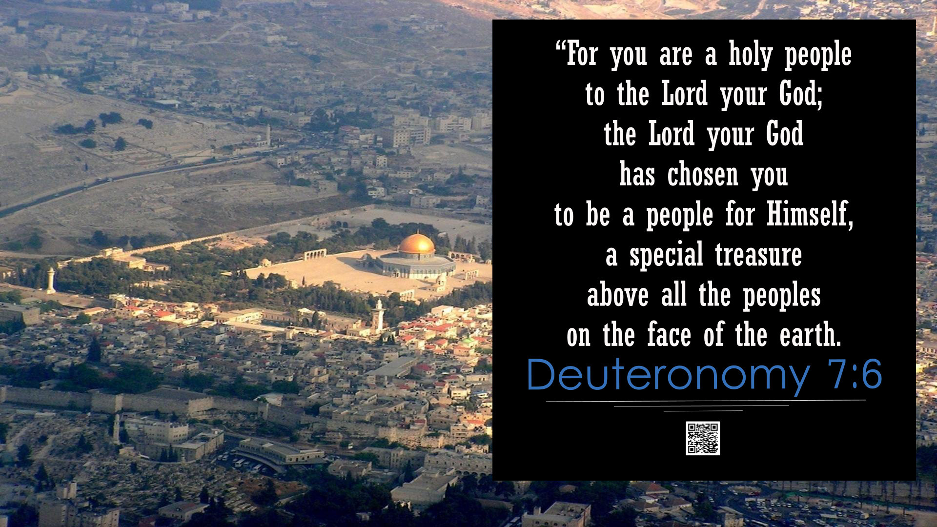 Deuteronomy 7.6 | This Is TRUTH