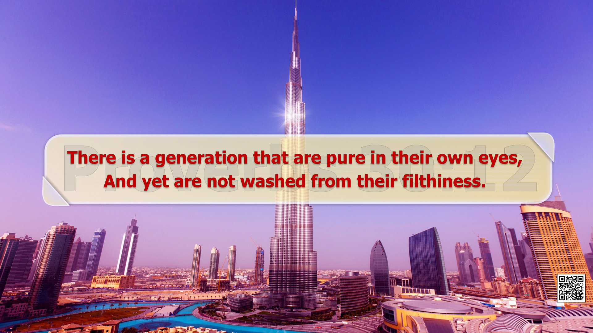 Proverbs 30.12 | This Is TRUTH