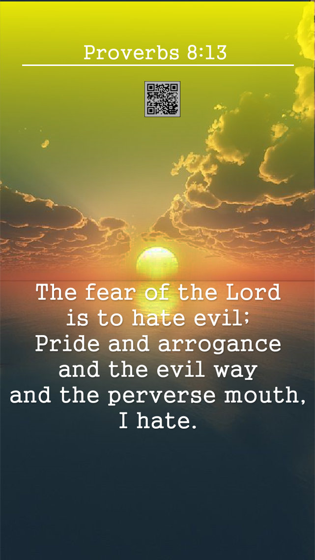 Proverbs 8.13 | This Is TRUTH