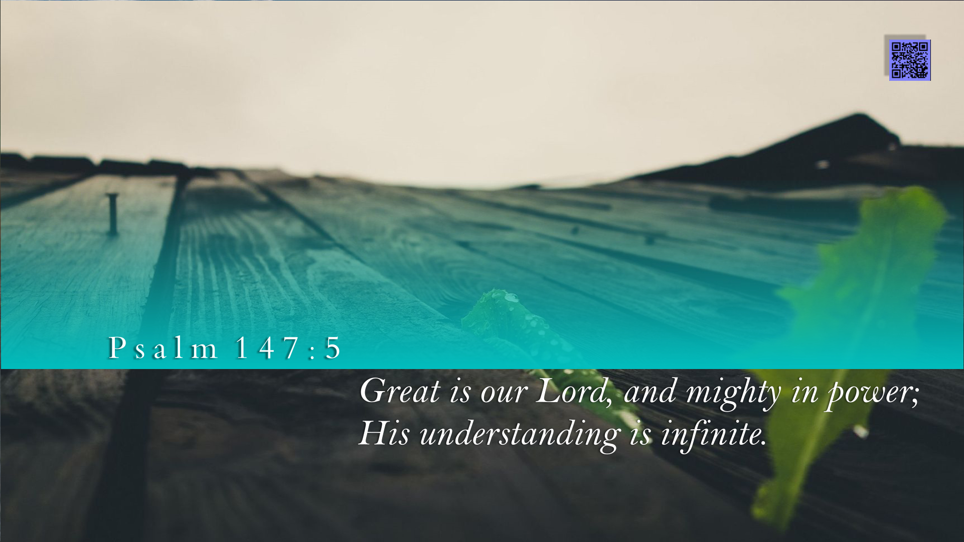 Psalm 147.5 | This Is TRUTH