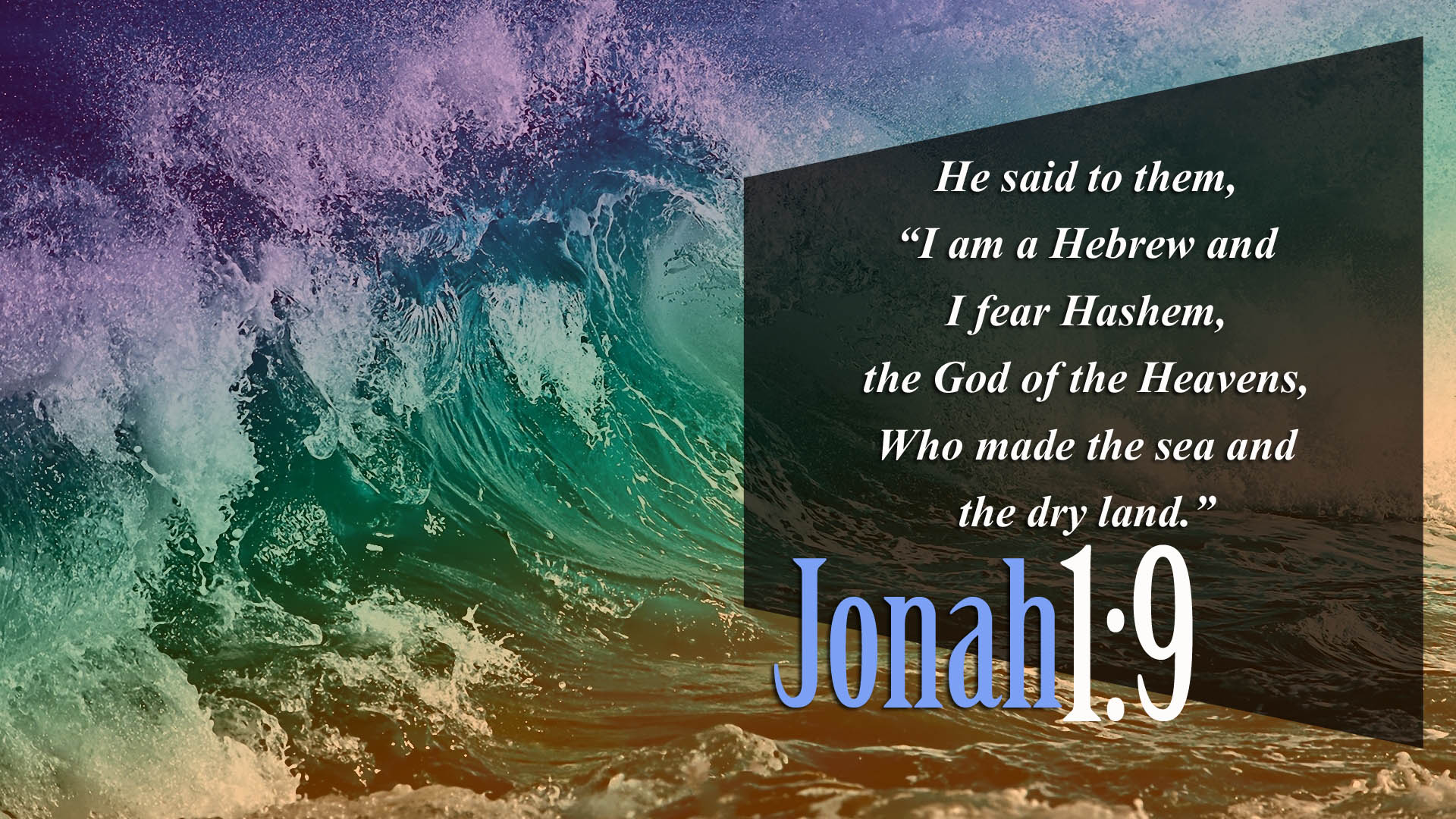 Jonah Chapter 1 Daily Holy Bible Reading
