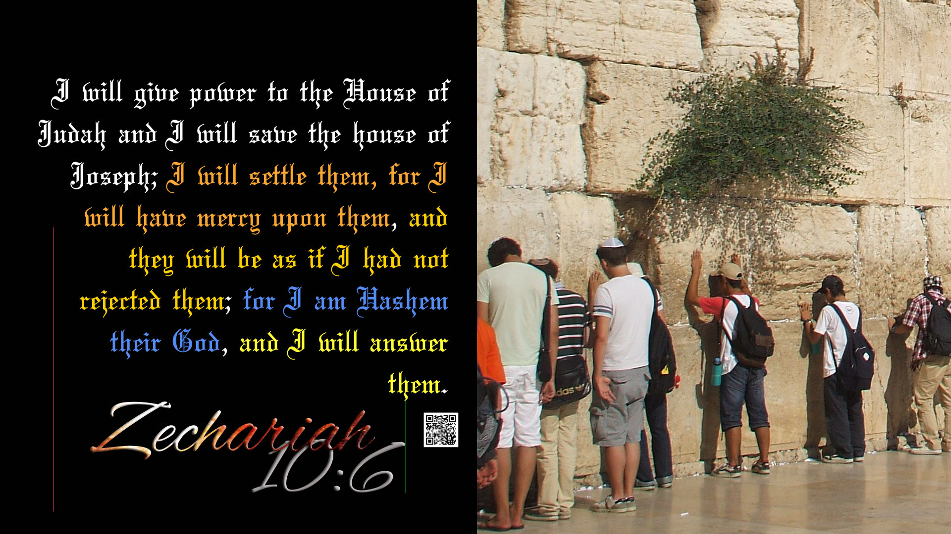 Zechariah 10.6 | This Is TRUTH