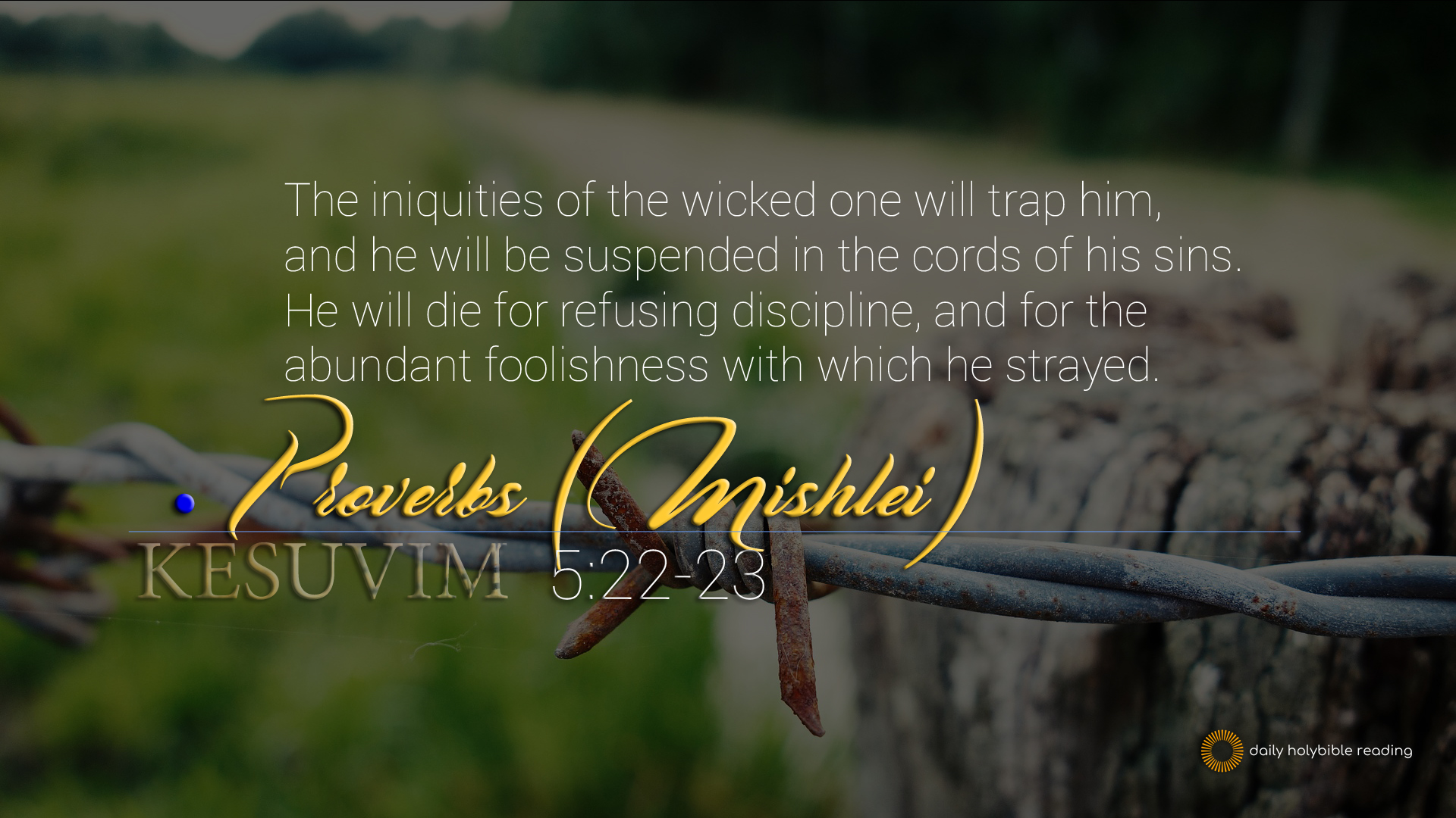 PROVERBS Chapter 5 | This Is TRUTH