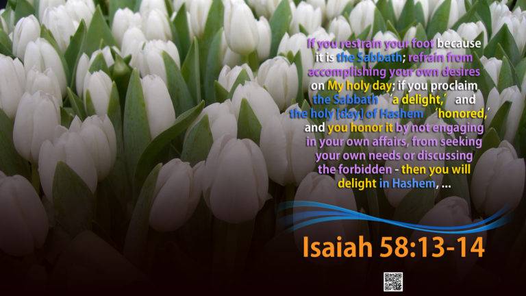 Isaiah 58.13-14 | This Is TRUTH