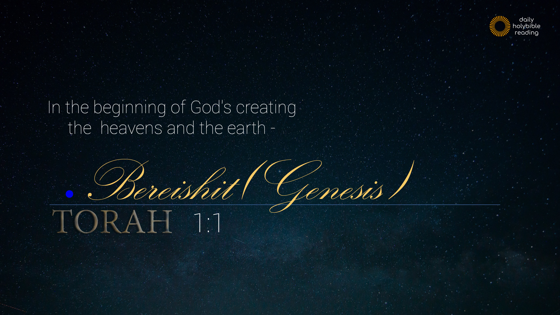 Bereishit (GENESIS) | This Is TRUTH