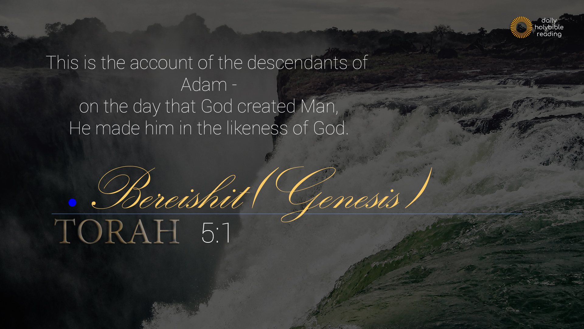 GENESIS Chapter 5 | Daily Holy Bible Reading