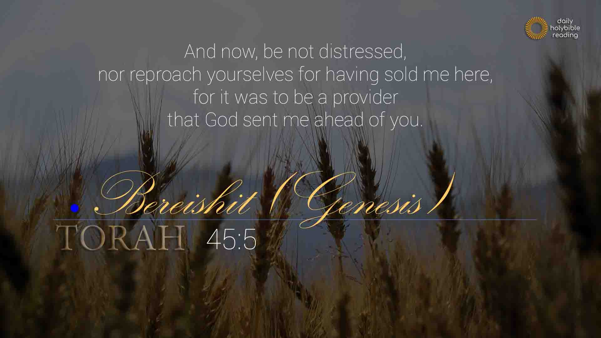 GENESIS Chapter 45 | Daily Holy Bible Reading