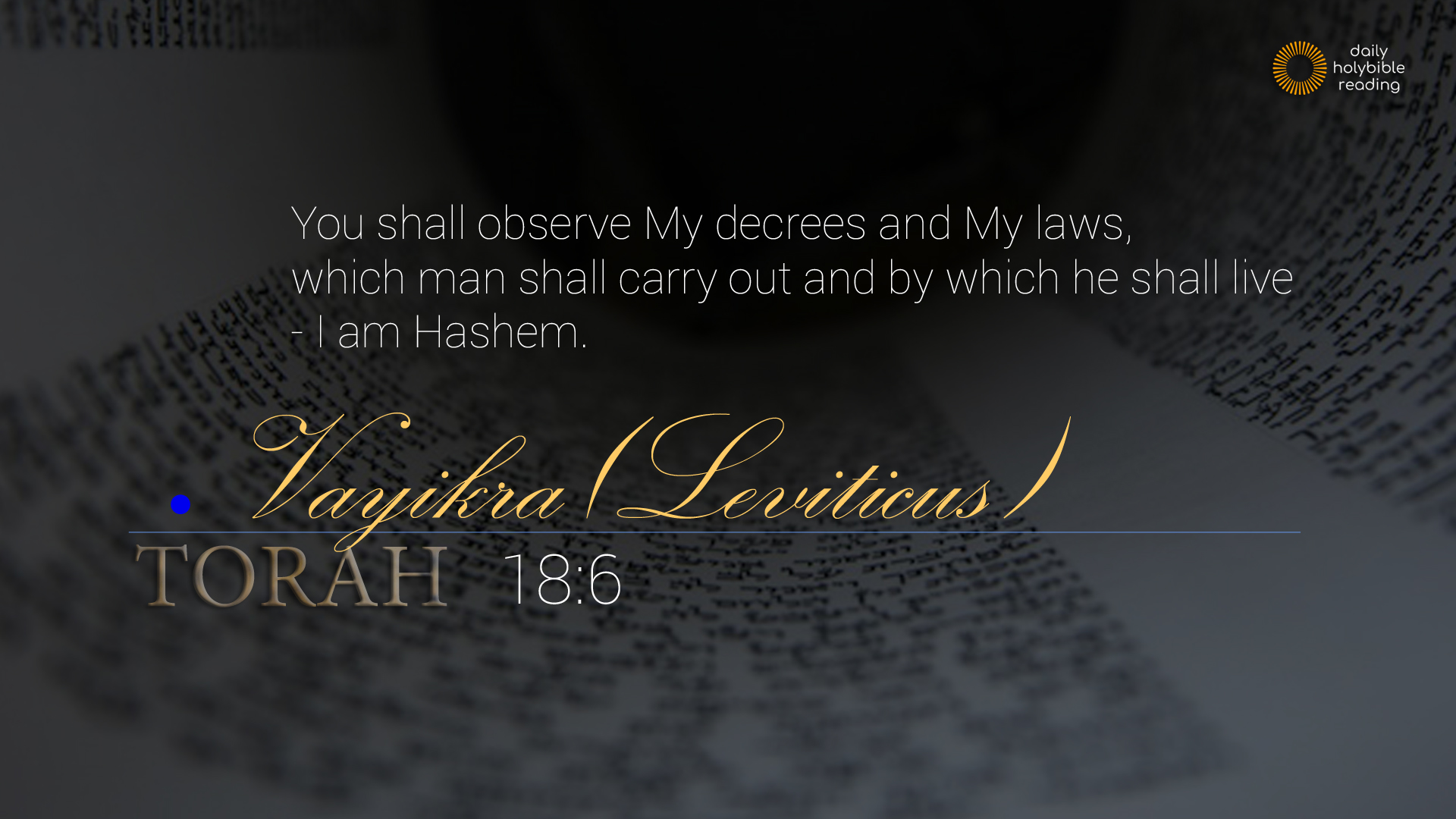 Vayikra (LEVITICUS) | This Is TRUTH