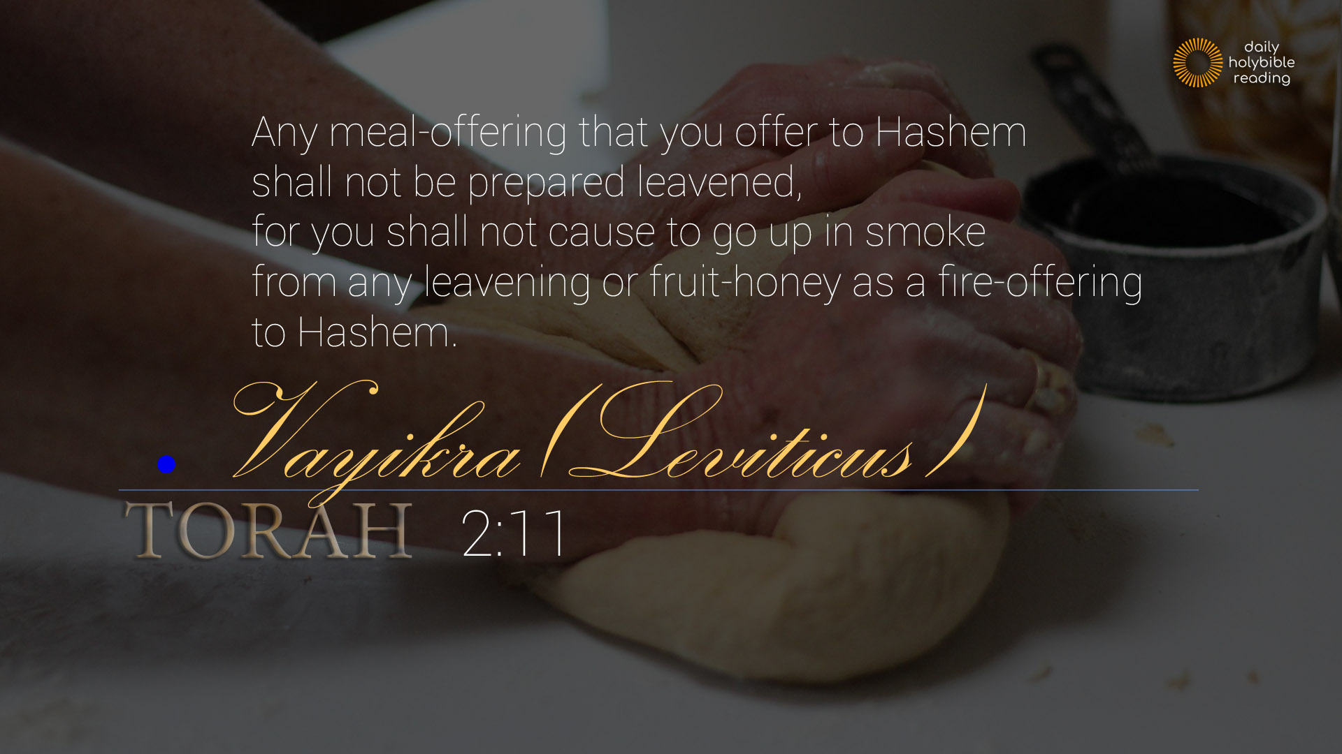 LEVITICUS Chapter 2 | Daily Holy Bible Reading