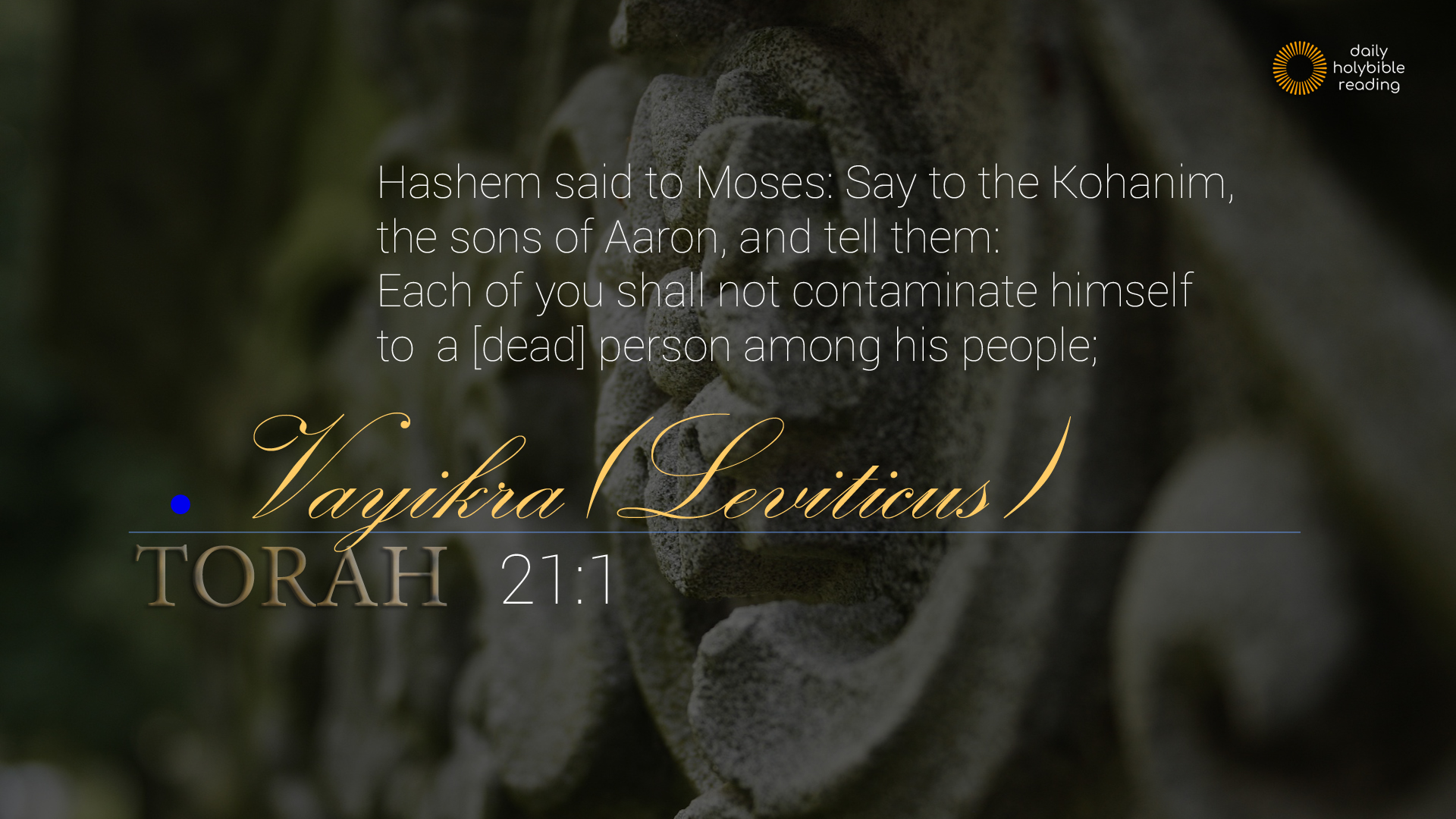 LEVITICUS Chapter 24 | Daily Holy Bible Reading