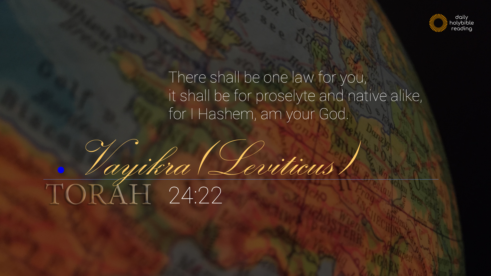 LEVITICUS Chapter 24 | Daily Holy Bible Reading