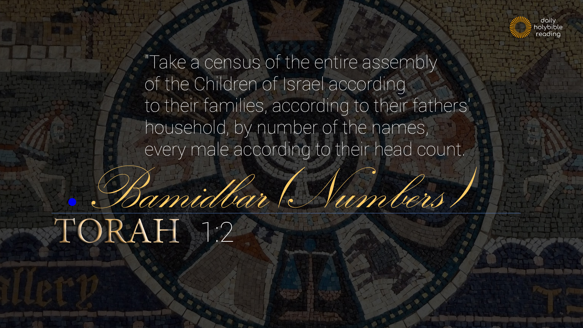 NUMBERS Chapter 2 | Daily Holy Bible Reading