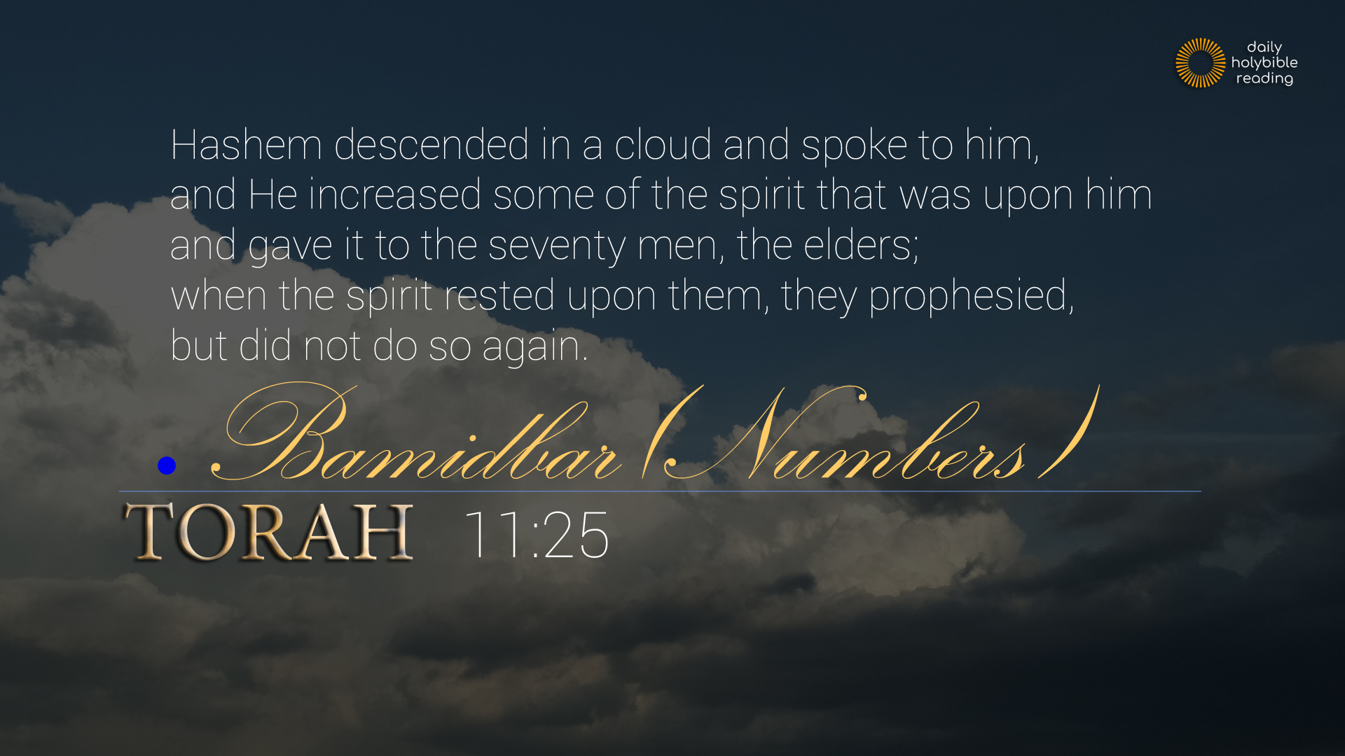 NUMBERS Chapter 2 | Daily Holy Bible Reading