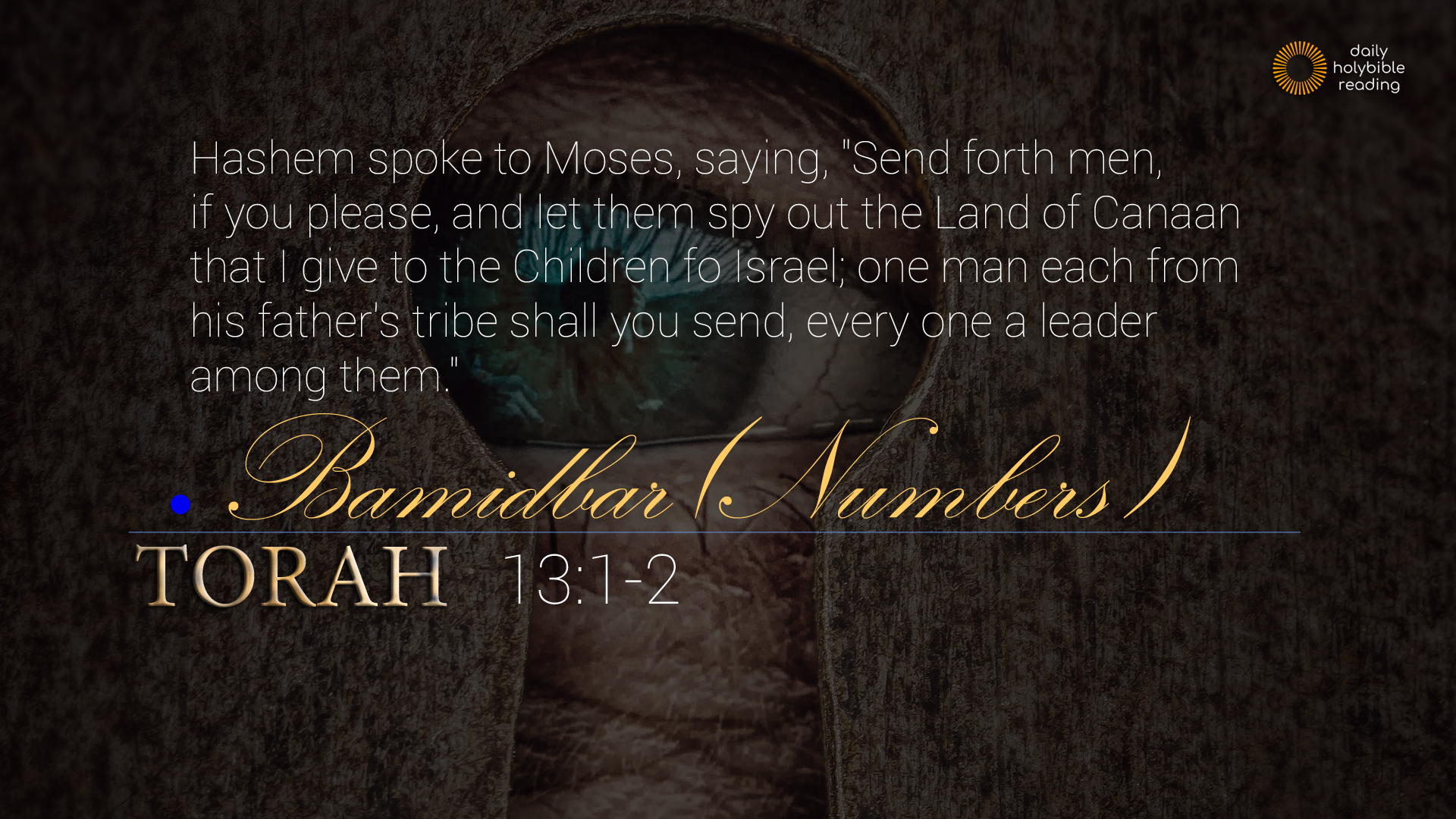 NUMBERS Chapter 2 | Daily Holy Bible Reading