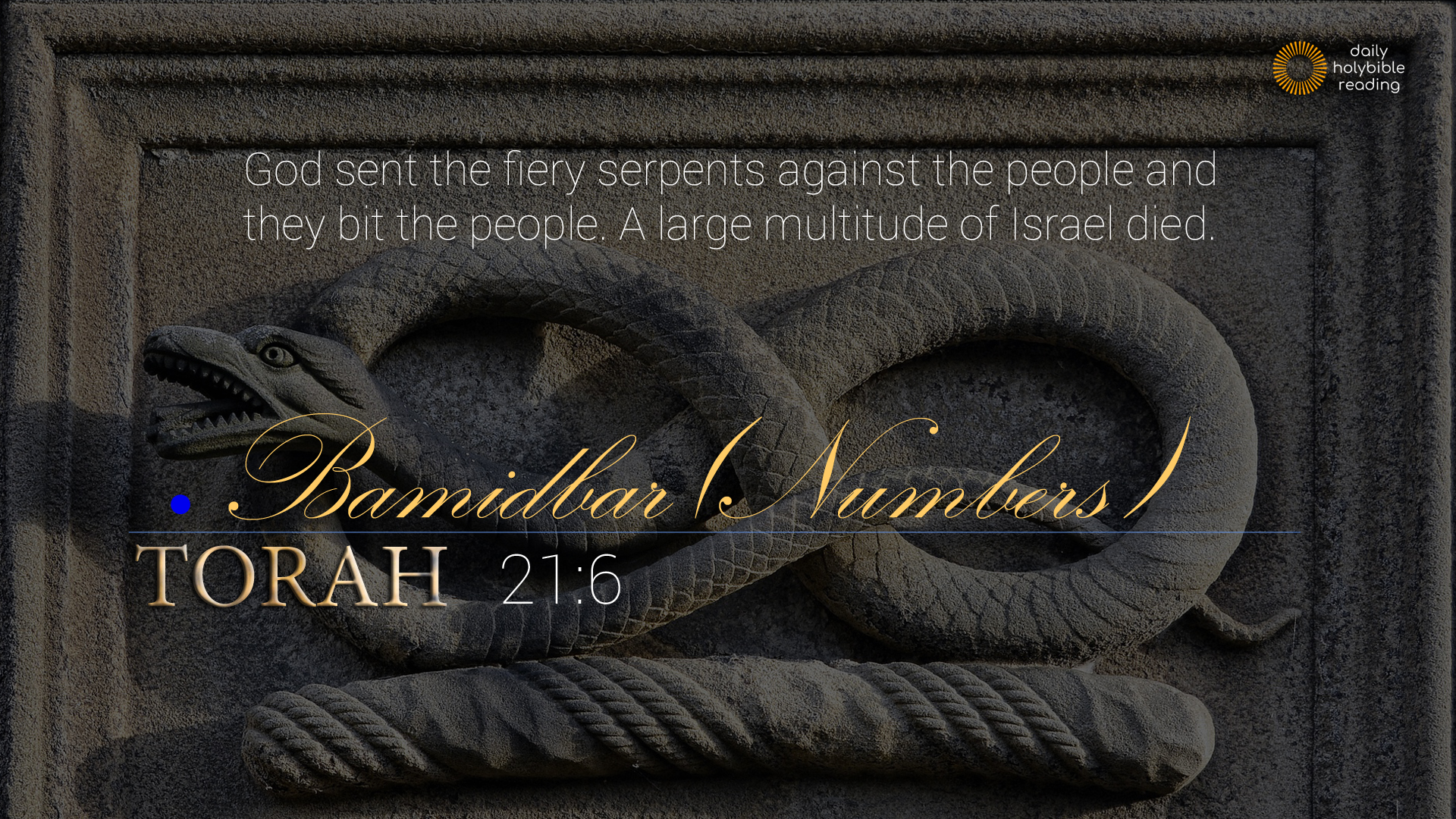 NUMBERS Chapter 21 | Daily Holy Bible Reading