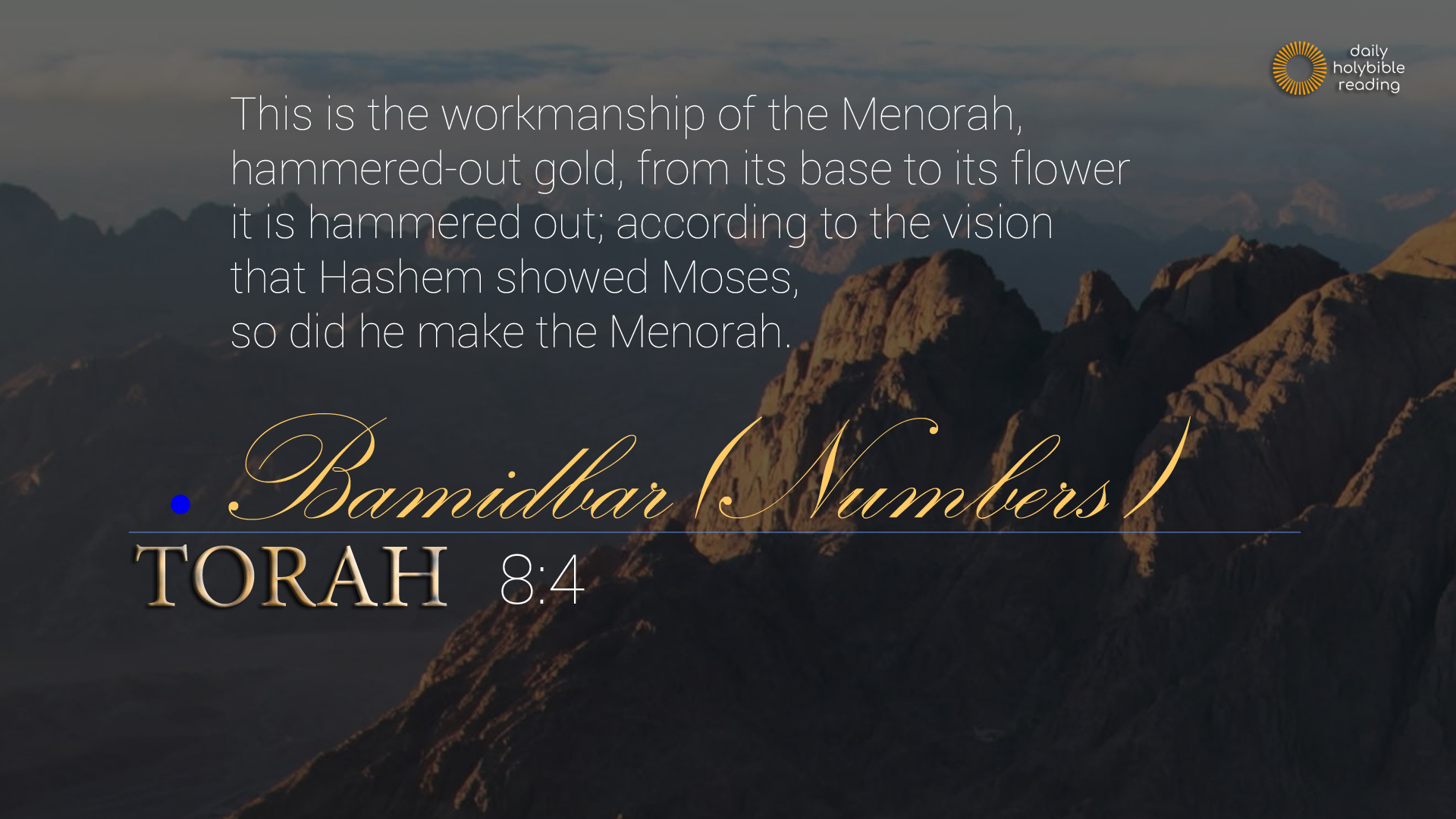 NUMBERS Chapter 1 | Daily Holy Bible Reading