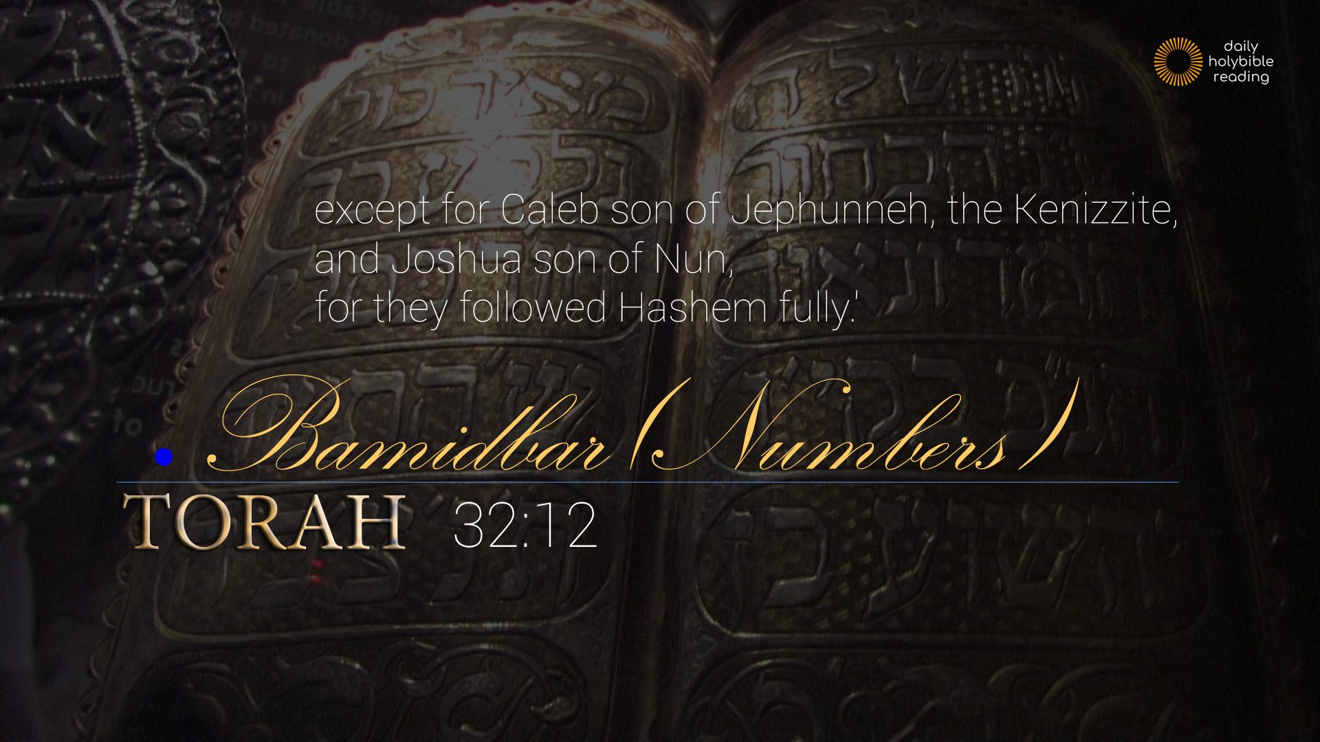 NUMBERS Chapter 36 | Daily Holy Bible Reading