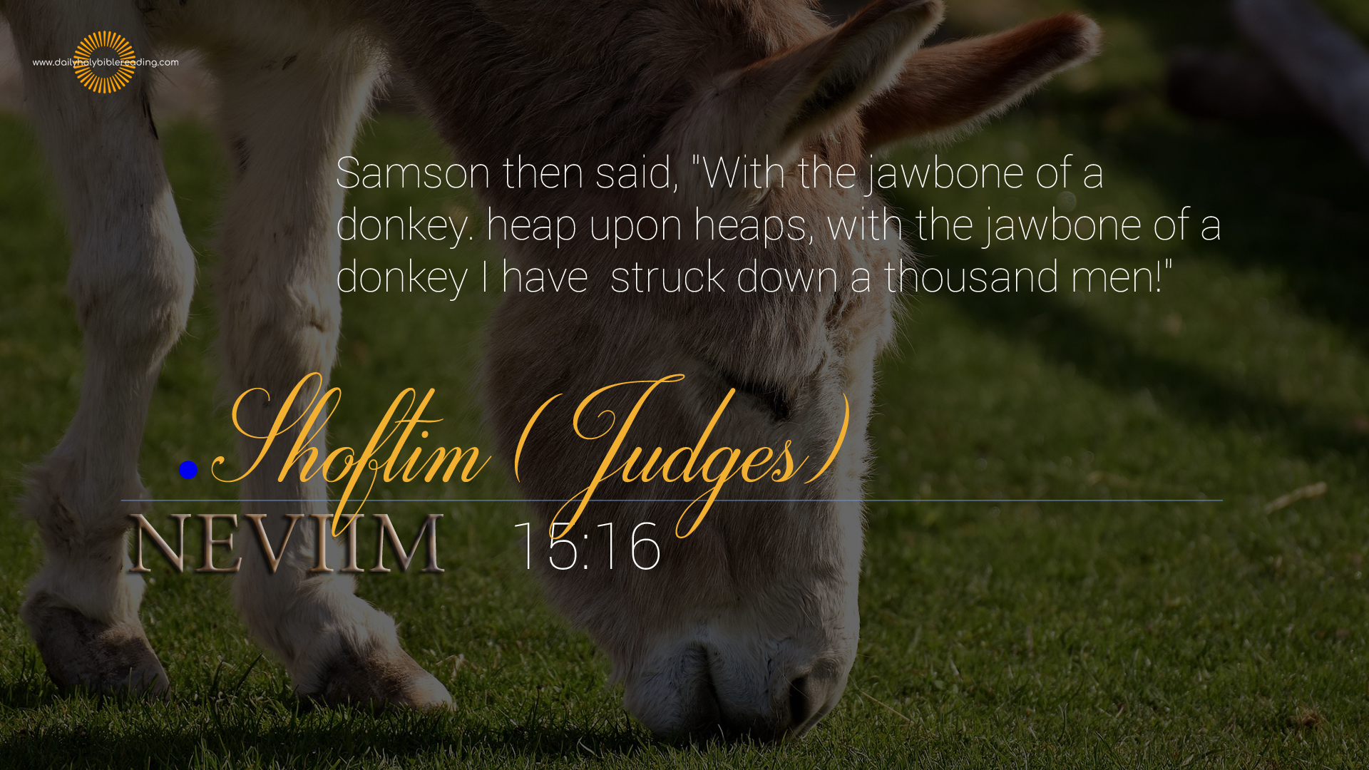 JUDGES Chapter 20 | Daily Holy Bible Reading