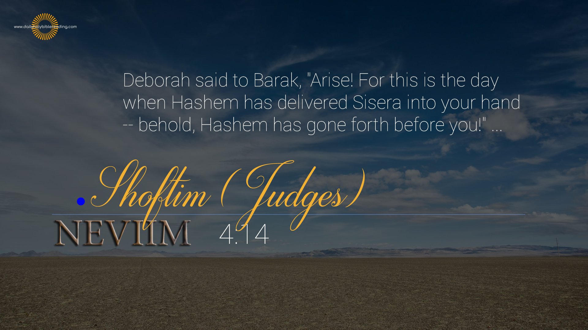 JUDGES Chapter 4 | Daily Holy Bible Reading