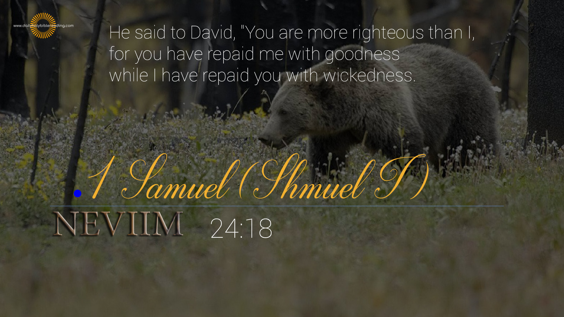 1 SAMUEL Chapter 30 | Daily Holy Bible Reading