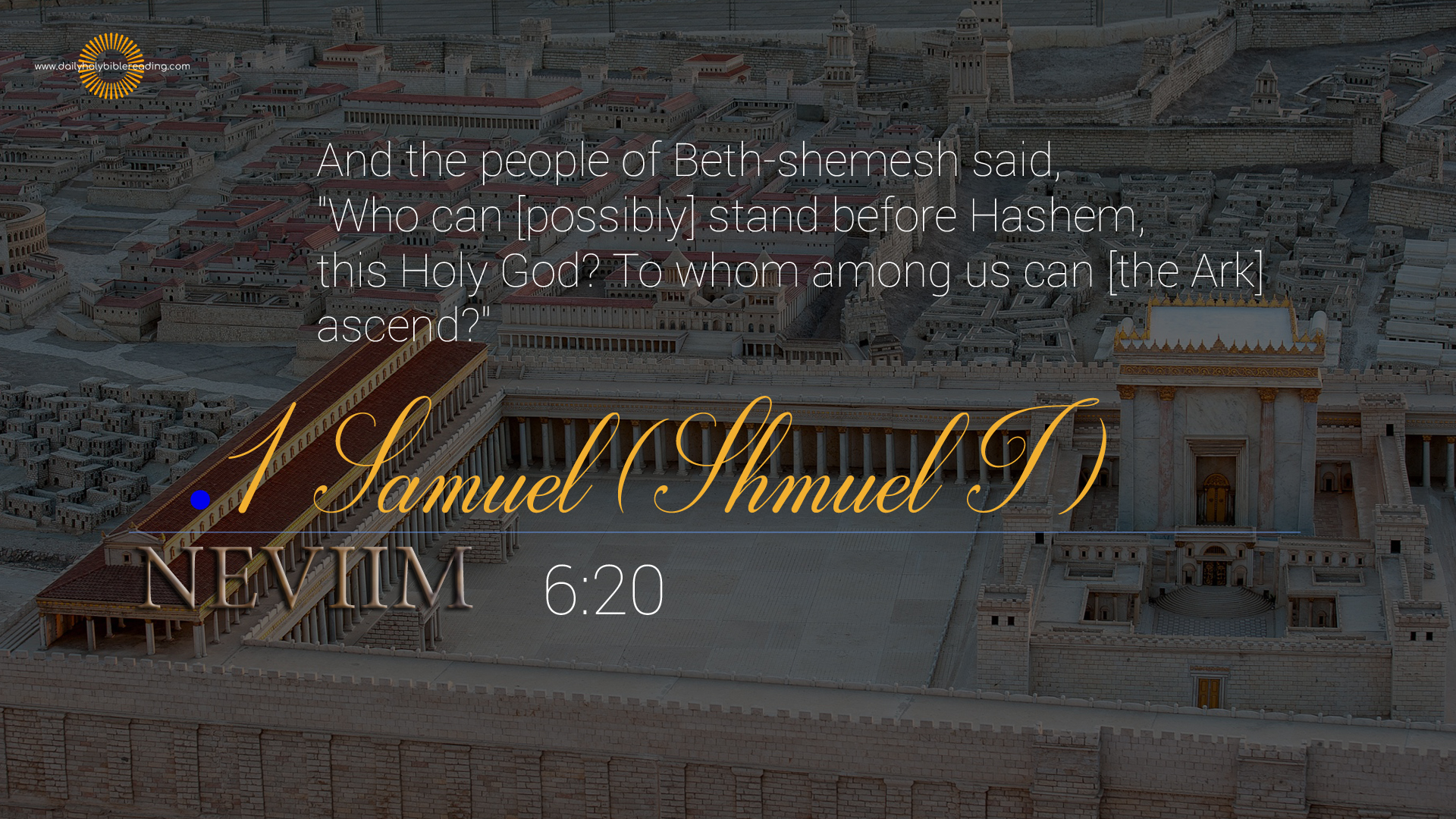 1 SAMUEL Chapter 7 | Daily Holy Bible Reading