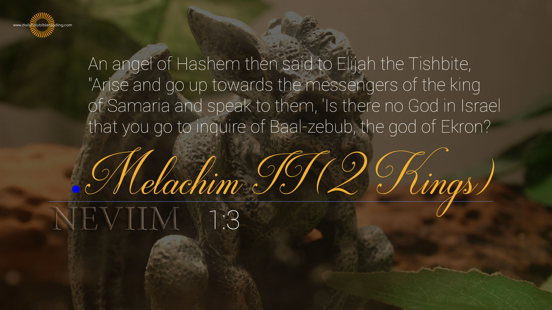 II Kings Chapter 2 | Daily Holy Bible Reading