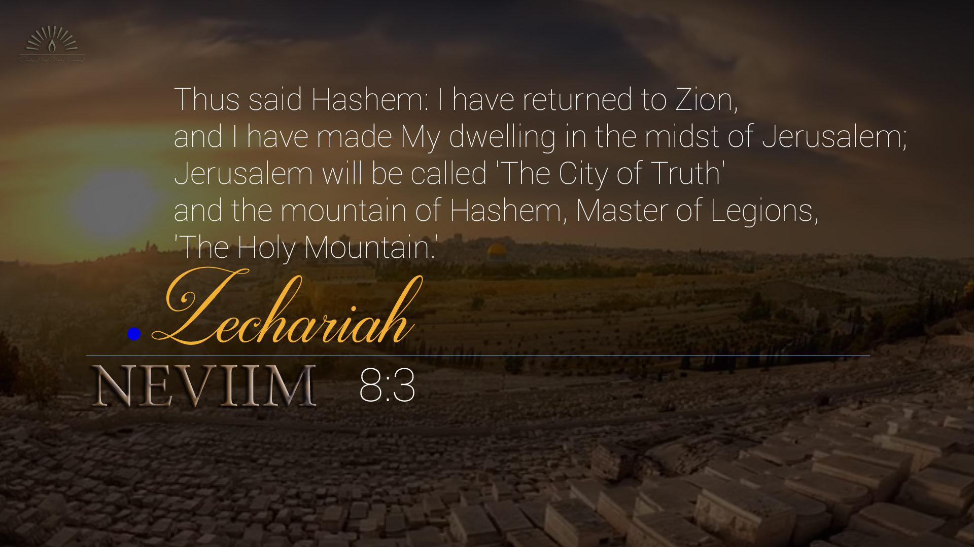 Zechariah | Daily Holy Bible Reading