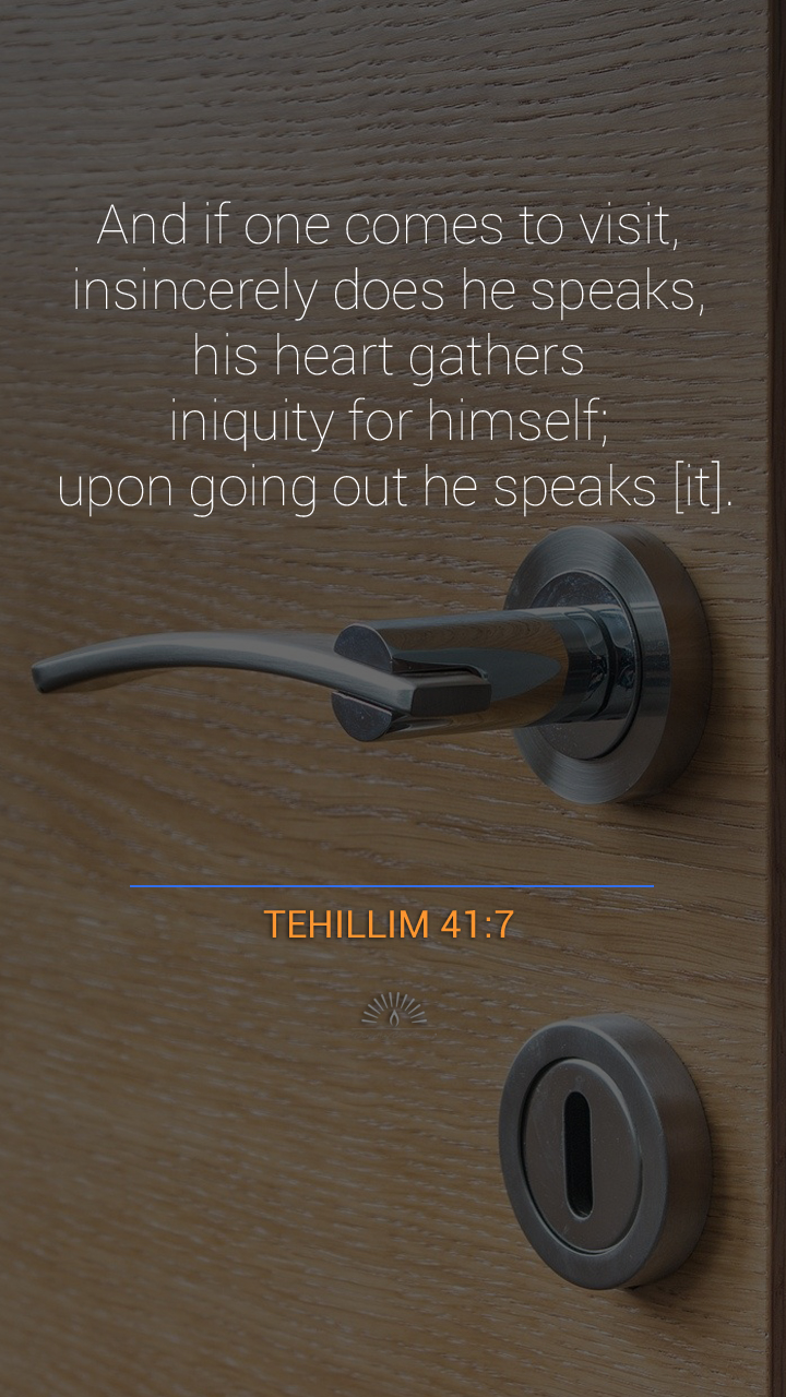 Psalms Chapter 41 | Daily Holy Bible Reading