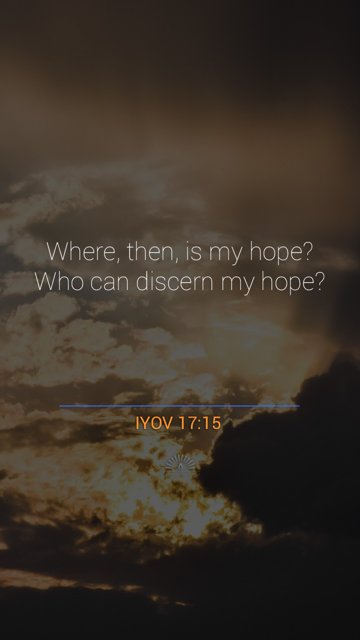 Job Chapter 17 | Daily Holy Bible Reading