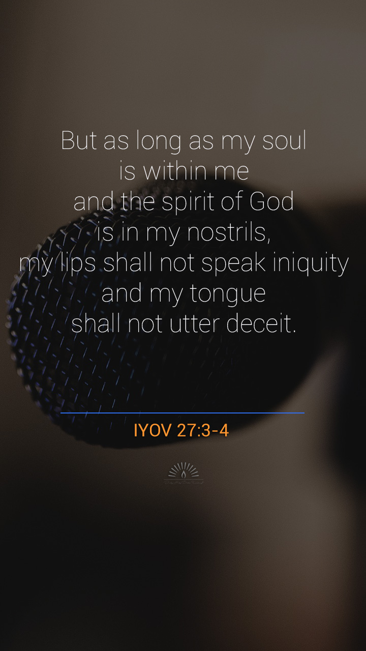 Job Chapter 27 | Daily Holy Bible Reading