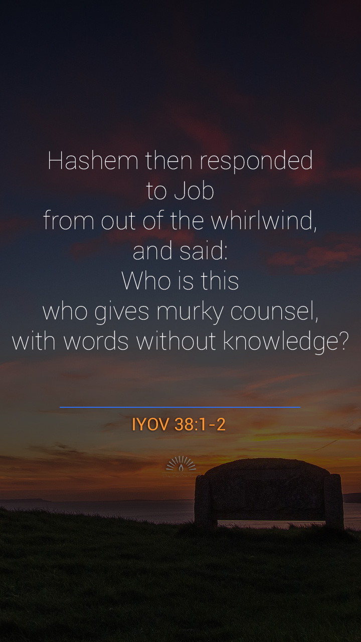 Job Chapter 38 | Daily Holy Bible Reading