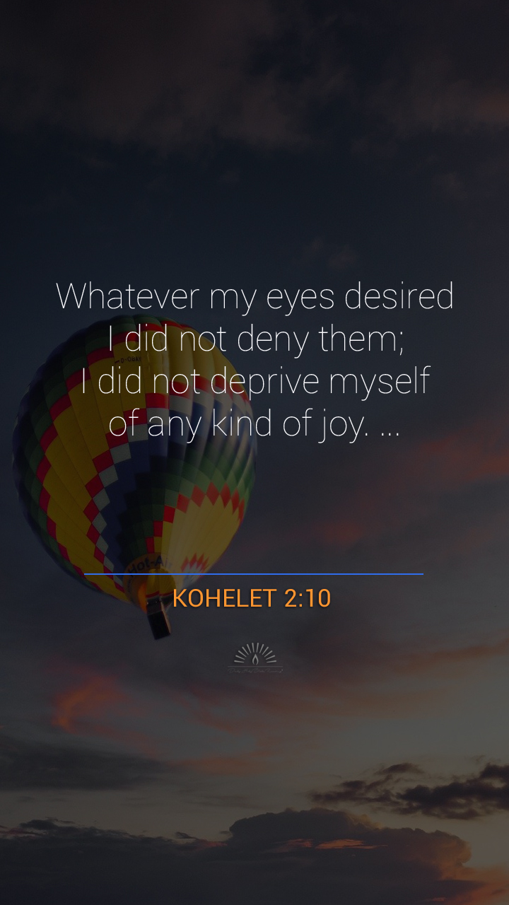 Ecclesiastes Chapter 2 | Daily Holy Bible Reading