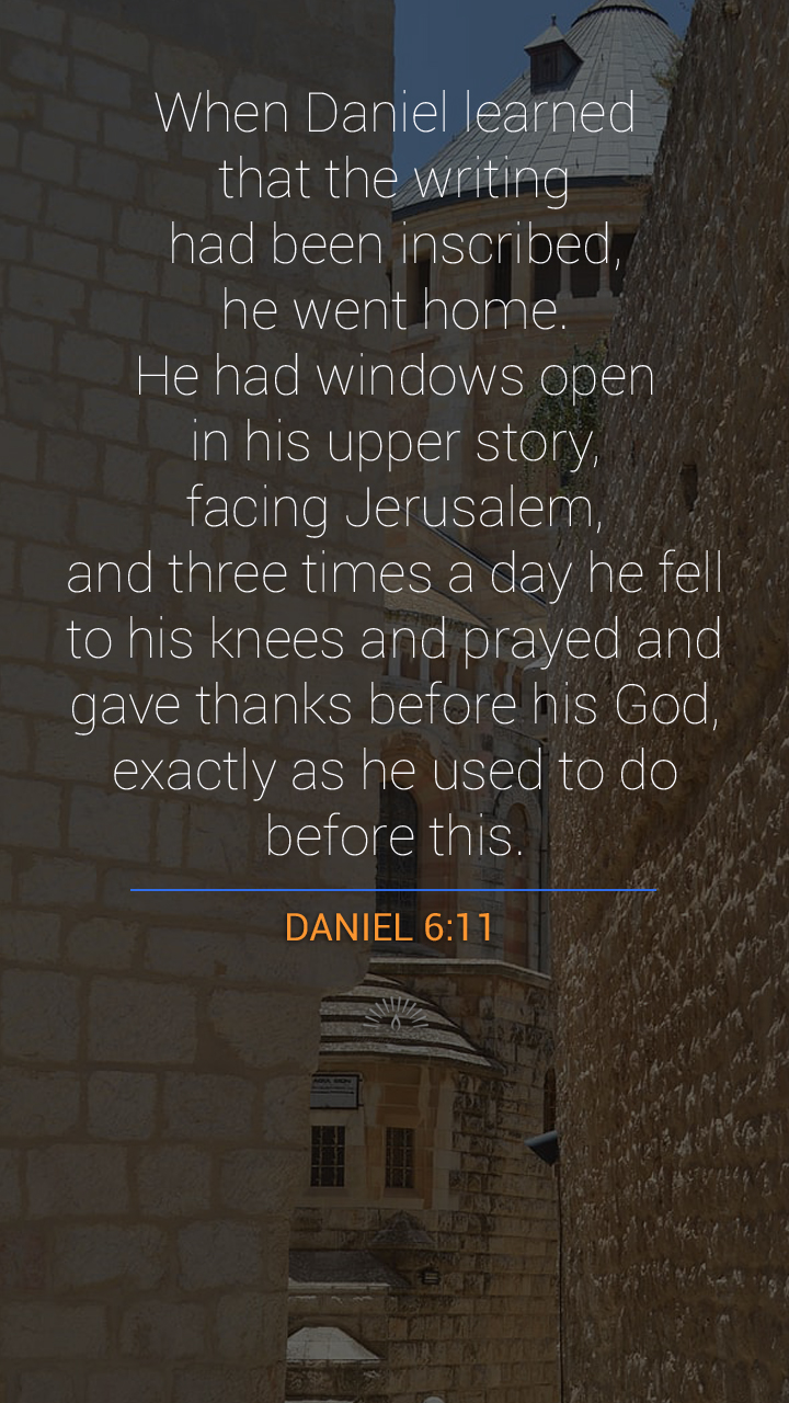 Daniel Chapter 6 | Daily Holy Bible Reading