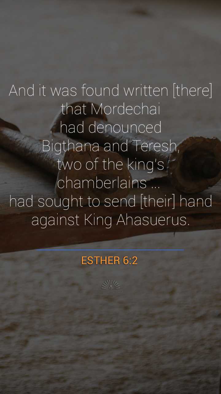 Esther Chapter 6 | Daily Holy Bible Reading