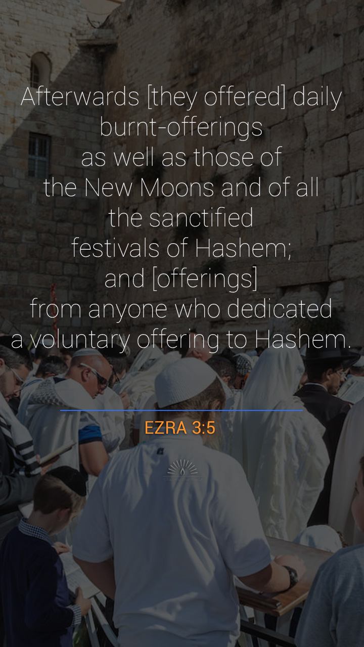 Ezra Chapter 3 | Daily Holy Bible Reading