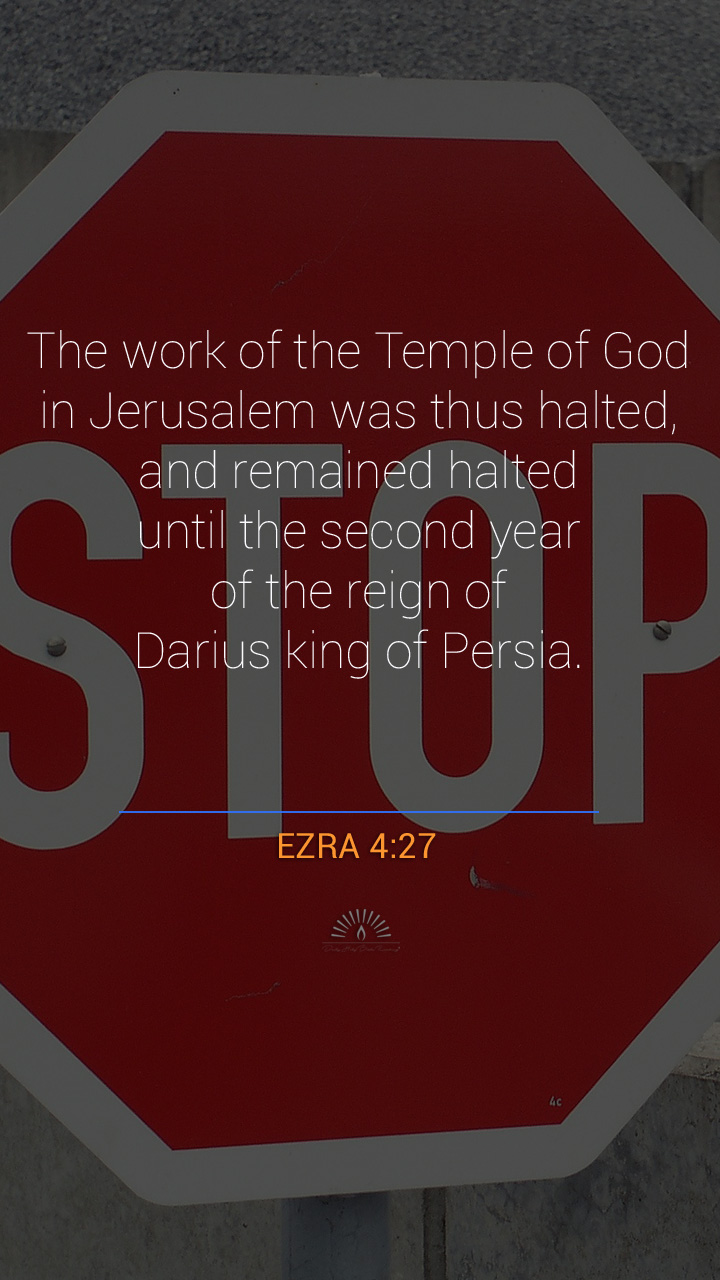 Ezra Chapter 4 | Daily Holy Bible Reading