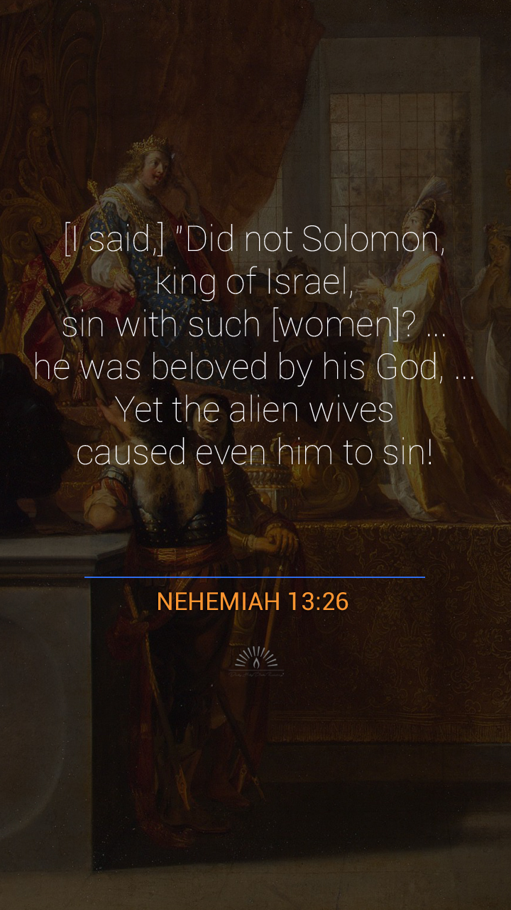 Nehemiah Chapter 13 | Daily Holy Bible Reading