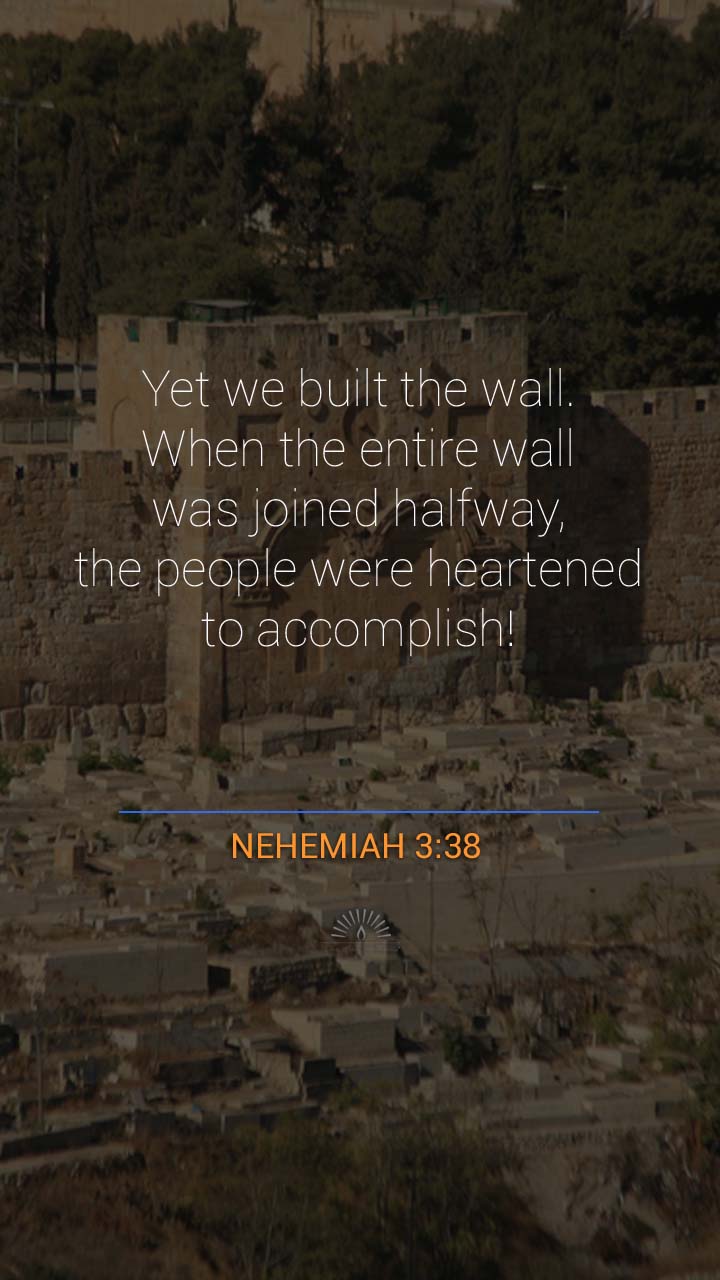 Nehemiah Chapter 3 | Daily Holy Bible Reading