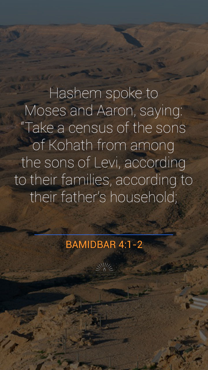 Numbers Chapter 4 | One Chapter A Day