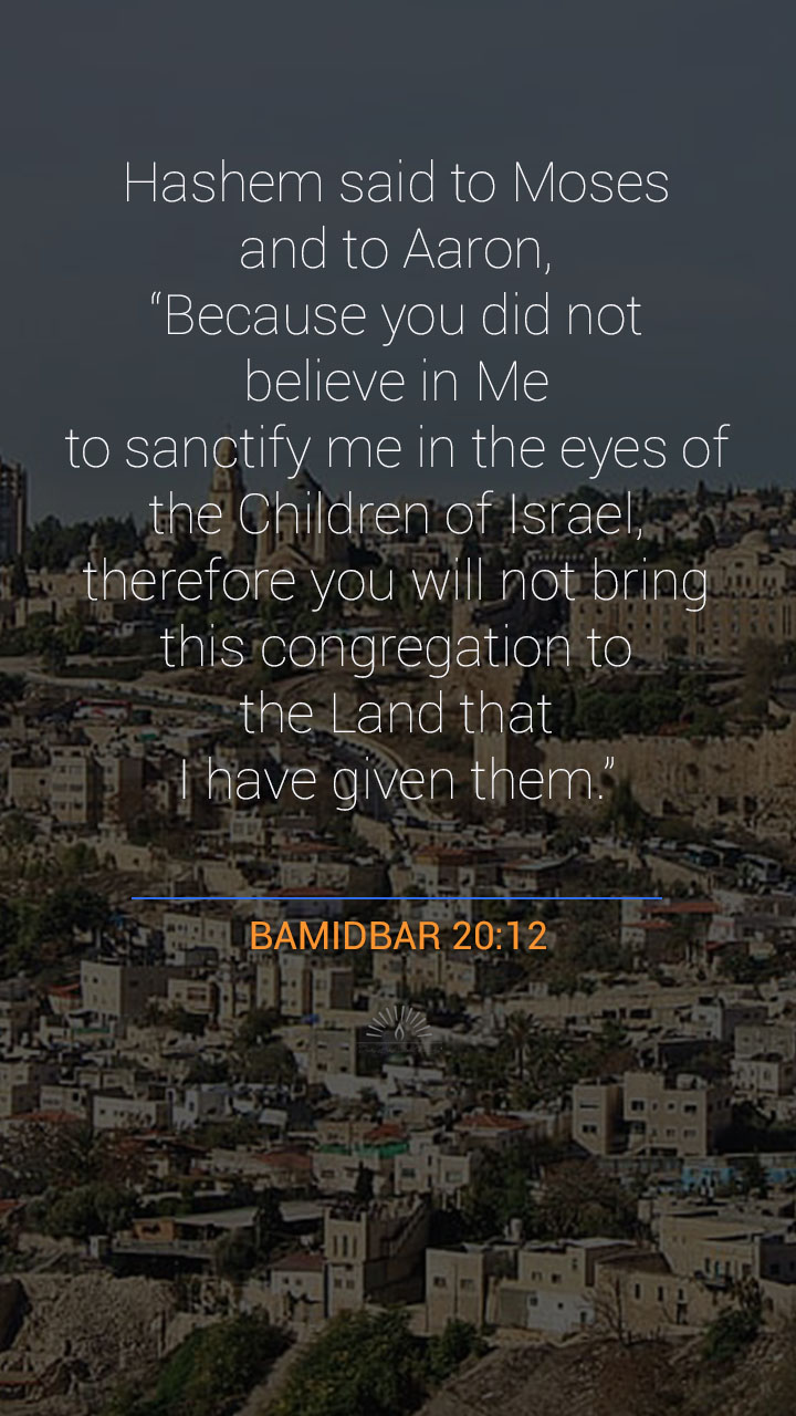 Numbers Chapter 20 | One Chapter A Day