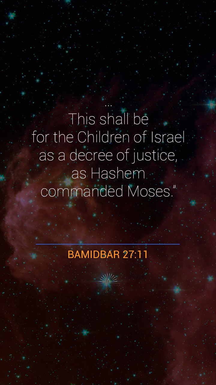 NUMBERS Chapter 27 | Daily Holy Bible Reading