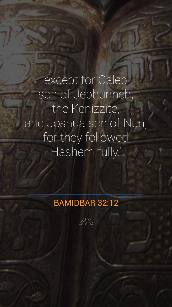 Numbers Chapter 32 | One Chapter A Day