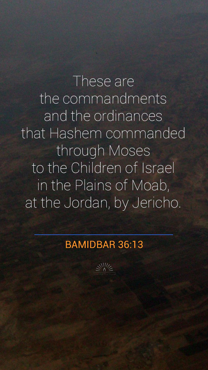 Numbers Chapter 36 | One Chapter A Day