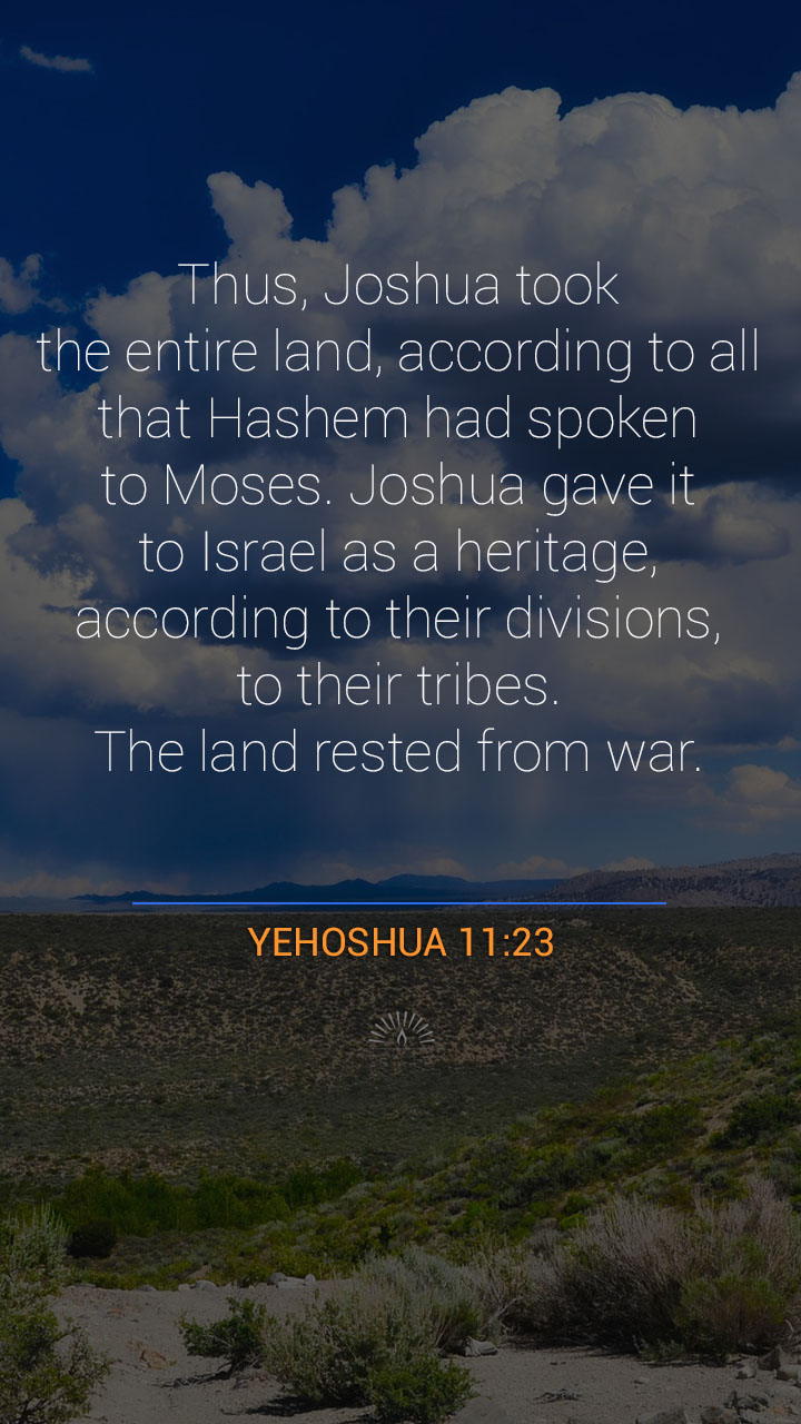 JOSHUA Chapter 11 | Daily Holy Bible Reading