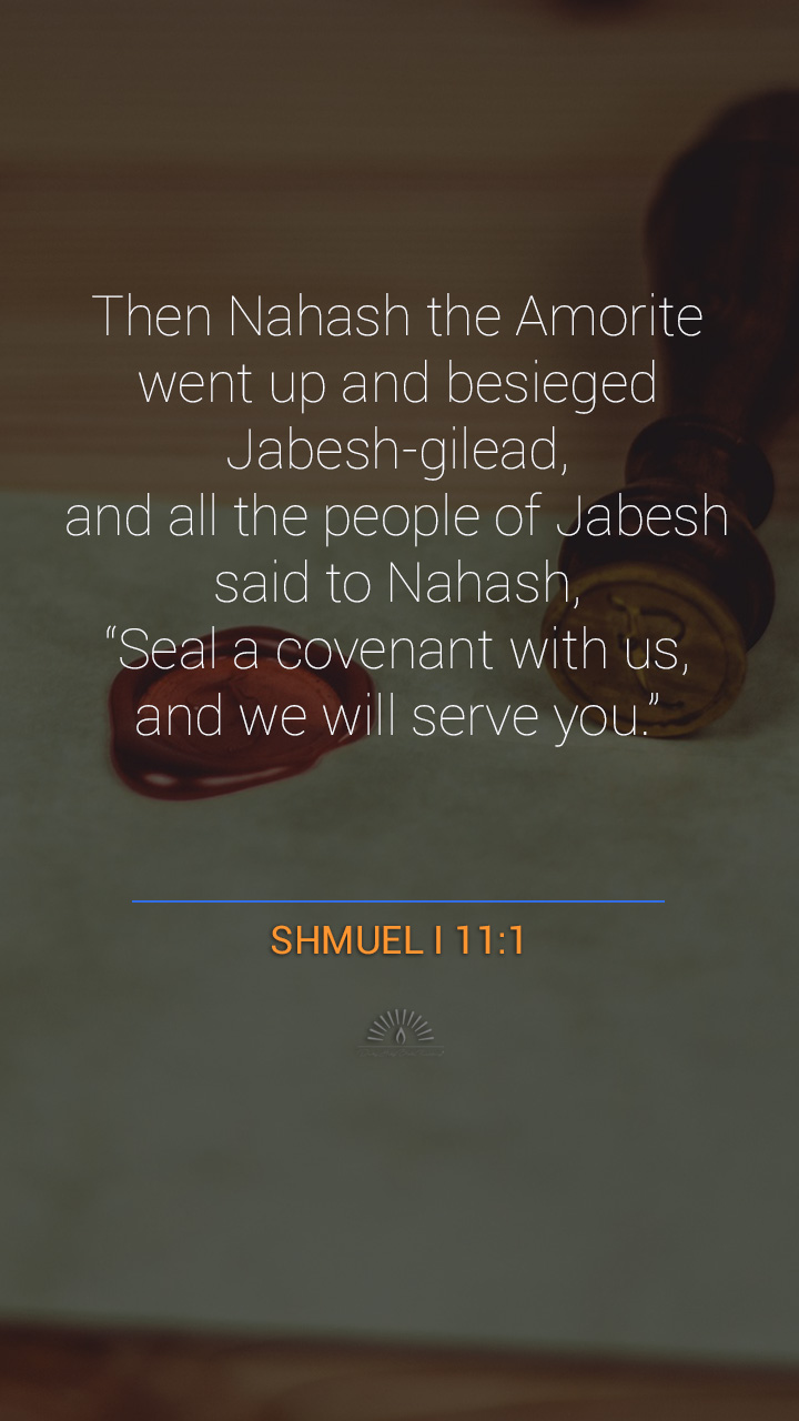 1 SAMUEL Chapter 11 | Daily Holy Bible Reading
