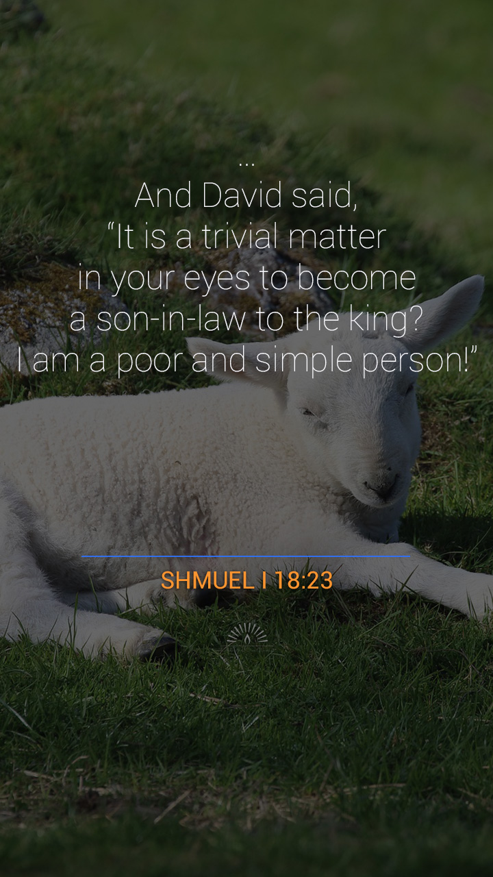 1 SAMUEL Chapter 18 | Daily Holy Bible Reading