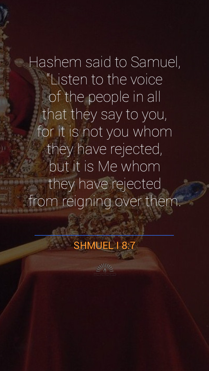 1 SAMUEL Chapter 8 | Daily Holy Bible Reading