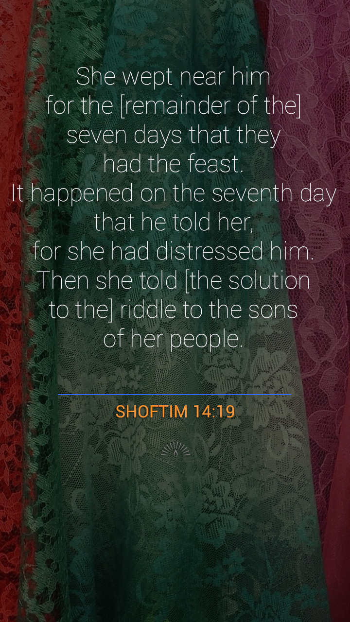 JUDGES Chapter 14 | Daily Holy Bible Reading