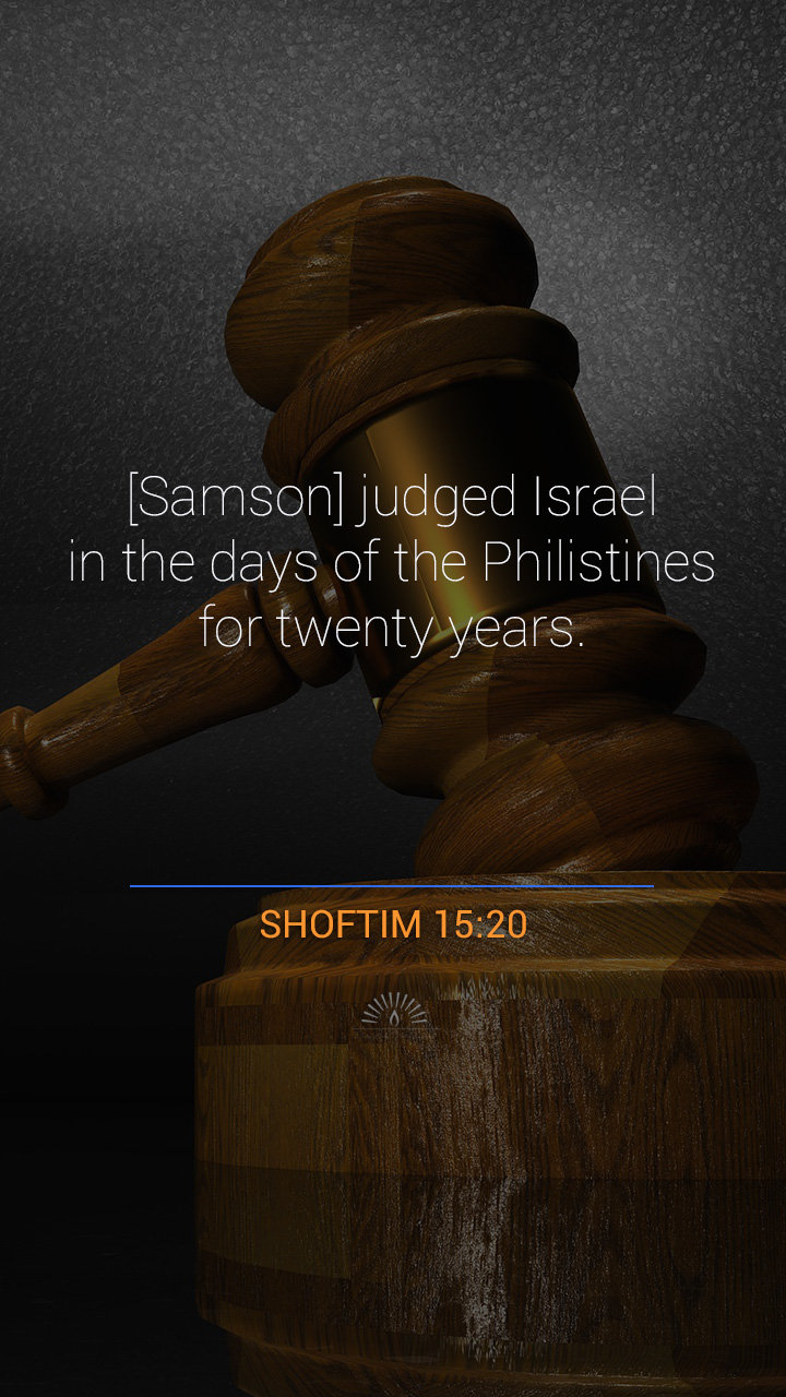 Judges Chapter 15 | Samson Judged Israel | One Chapter A Day