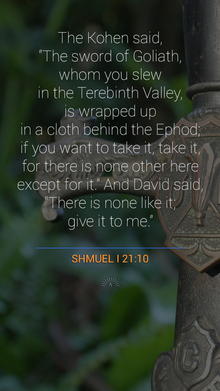 1 SAMUEL Chapter 21 | Daily Holy Bible Reading